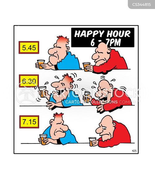 Happy Hour Cartoons and Comics - funny pictures from CartoonStock