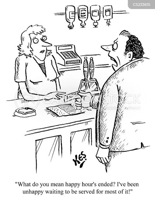 Extended Happy Hour Cartoons and Comics - funny pictures from CartoonStock