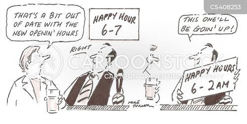 Opening Hours Cartoons and Comics - funny pictures from CartoonStock