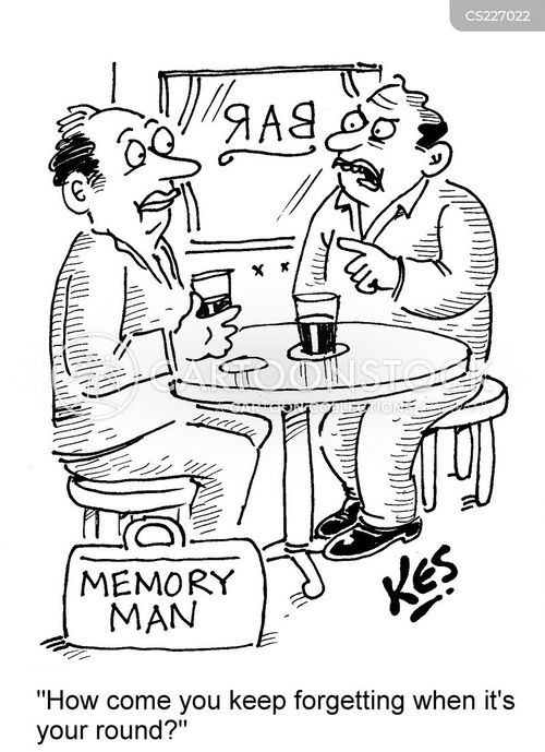 Memory Man Cartoons and Comics - funny pictures from CartoonStock