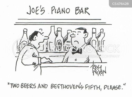 Piano Bar Cartoons and Comics - funny pictures from CartoonStock