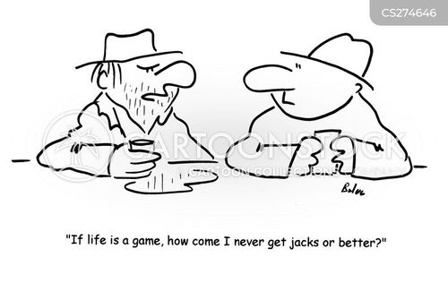 Gamble With Life Cartoons and Comics - funny pictures from CartoonStock