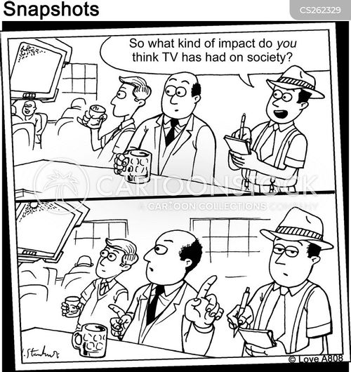 Tv Reporter Cartoons and Comics - funny pictures from CartoonStock
