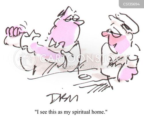 Spiritual Home Cartoons and Comics - funny pictures from CartoonStock