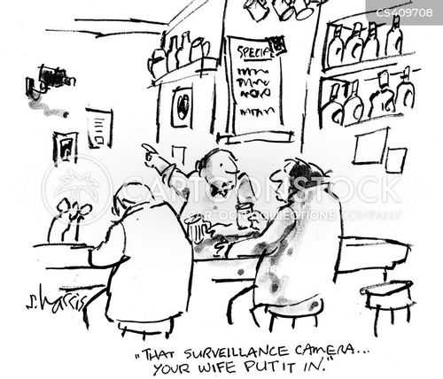 Surveillance Camera Cartoons and Comics - funny pictures from CartoonStock