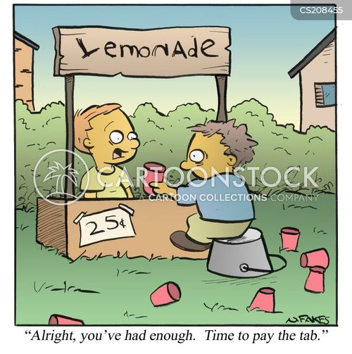 Drinks Tab Cartoons and Comics - funny pictures from CartoonStock