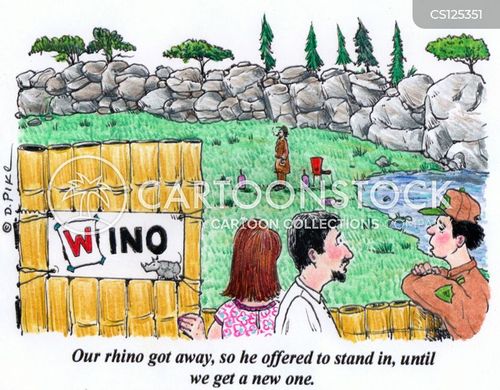 Elephant Enclosure Cartoons and Comics - funny pictures from CartoonStock