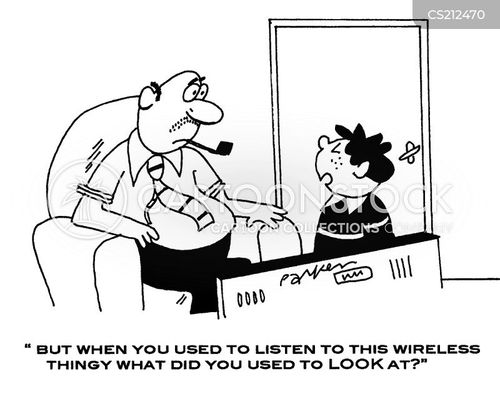 Listening To The Radio Cartoons and Comics - funny pictures from ...