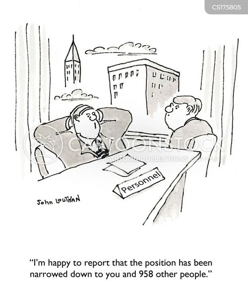 Job Hunting Cartoons and Comics - funny pictures from CartoonStock