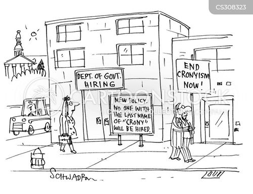 Cronyism Cartoons and Comics - funny pictures from CartoonStock