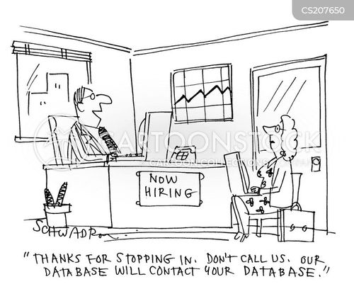 Databases Cartoons and Comics - funny pictures from CartoonStock