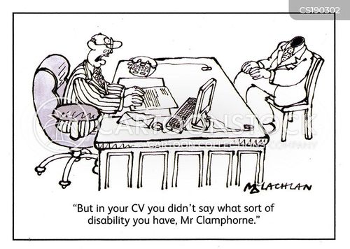 Disability Claim Cartoons and Comics - funny pictures from CartoonStock