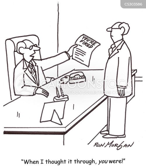 Termination Cartoons and Comics - funny pictures from CartoonStock