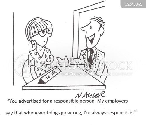Claim Responsibility Cartoons and Comics - funny pictures from CartoonStock
