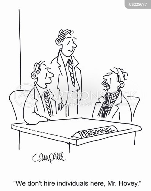 Individualities Cartoons and Comics - funny pictures from CartoonStock