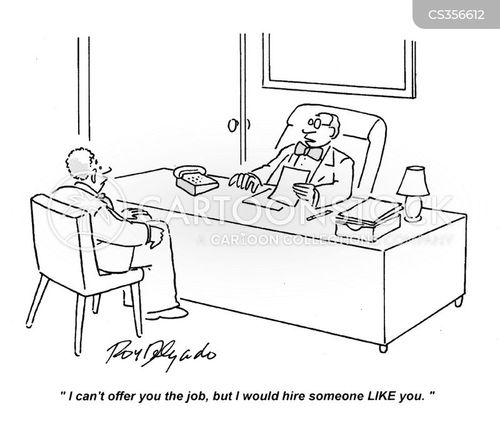 Applicant Interview Cartoons and Comics - funny pictures from CartoonStock