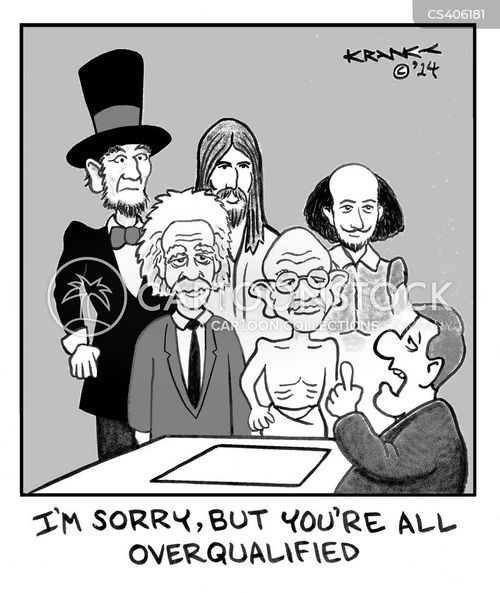 Overqualification Cartoons and Comics - funny pictures from CartoonStock
