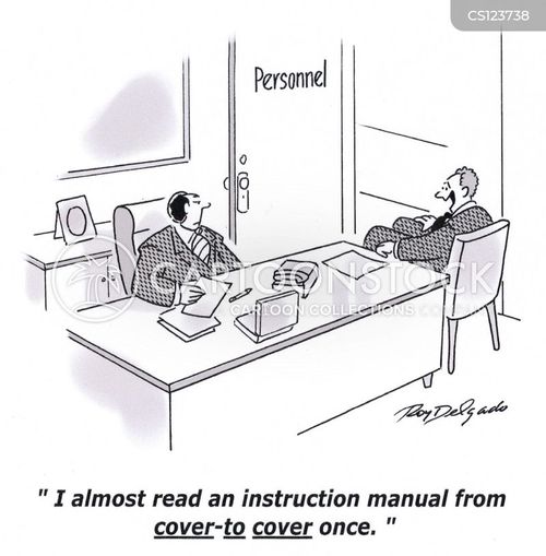 Instruction Manual Cartoons and Comics - funny pictures from CartoonStock