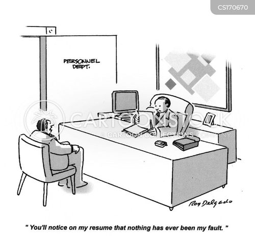 Curriculum Vitae Cartoons and Comics - funny pictures from CartoonStock