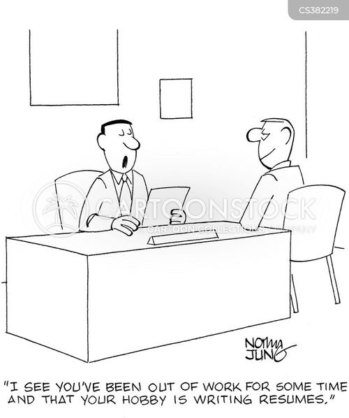 Job Seeker Skills Cartoons and Comics - funny pictures from CartoonStock