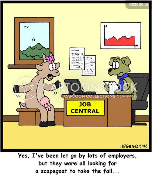 Scapegoated Cartoons and Comics - funny pictures from CartoonStock