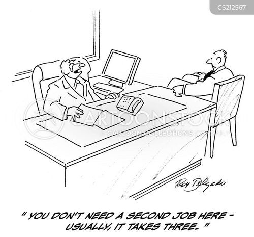 Second Job Cartoons and Comics - funny pictures from CartoonStock