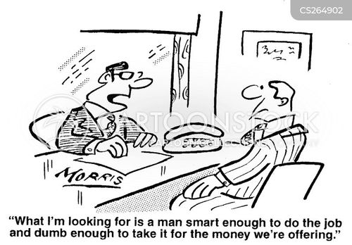 Salary Expectations Cartoons and Comics - funny pictures from CartoonStock