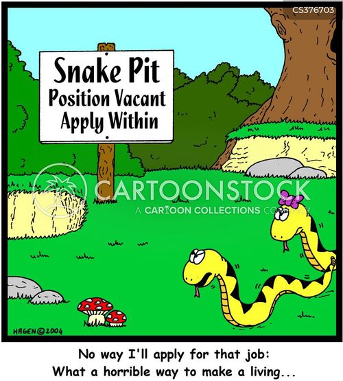 Snake Pit Cartoons and Comics - funny pictures from CartoonStock