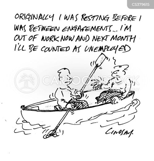 In Between Jobs Cartoons and Comics - funny pictures from CartoonStock