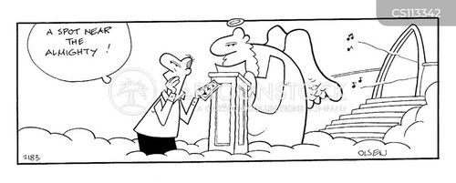 Heavenly Request Cartoons and Comics - funny pictures from CartoonStock