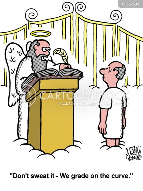 Grading On The Curve Cartoons and Comics - funny pictures from CartoonStock