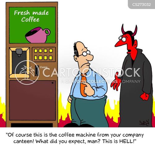 Coffee Machine Cartoons and Comics - funny pictures from CartoonStock
