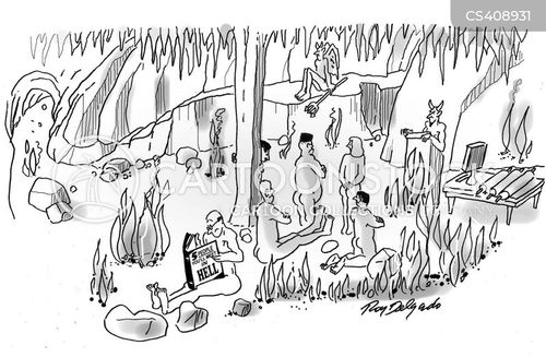 Meet You In Hell Cartoons and Comics - funny pictures from CartoonStock