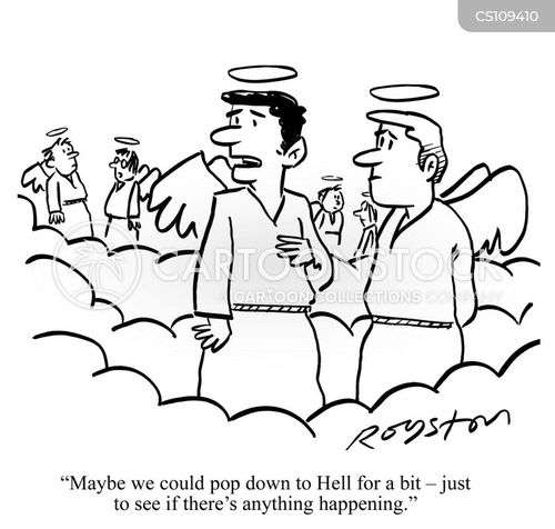 Go To Heaven Cartoons and Comics - funny pictures from CartoonStock