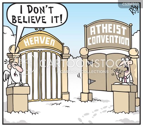 Atheist Convention Cartoons and Comics - funny pictures from CartoonStock