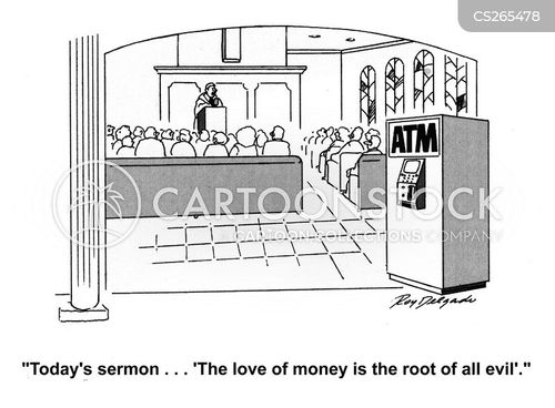 Root Of All Evil Cartoons and Comics - funny pictures from CartoonStock