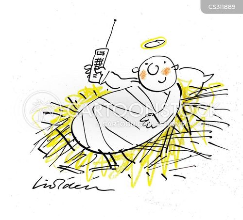 Baby Mobile Cartoons and Comics - funny pictures from CartoonStock