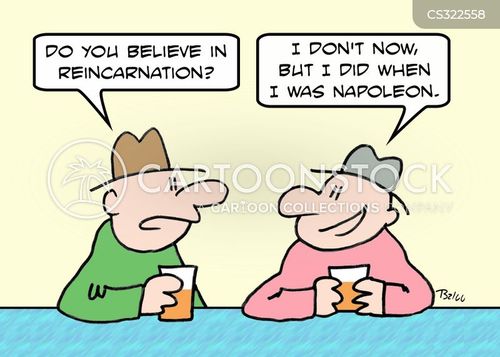 Reincarnation Cartoons and Comics - funny pictures from CartoonStock