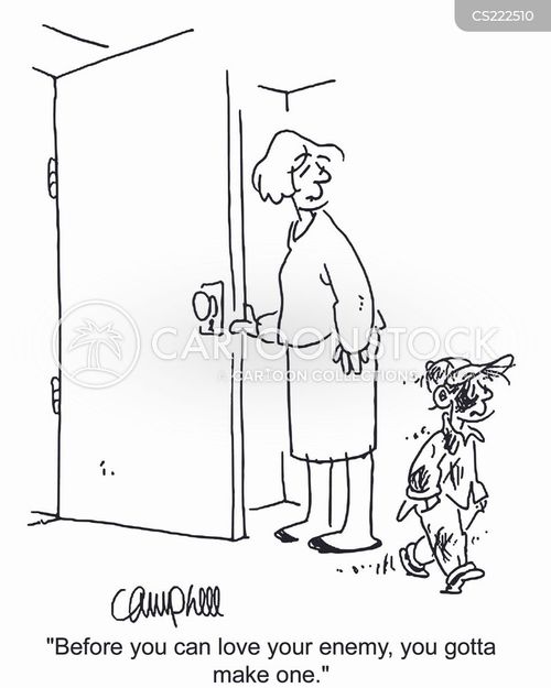 Kids Fighting Cartoons and Comics - funny pictures from CartoonStock