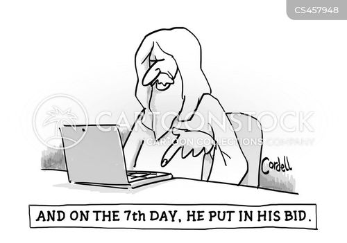 Online Bid Cartoons and Comics - funny pictures from CartoonStock