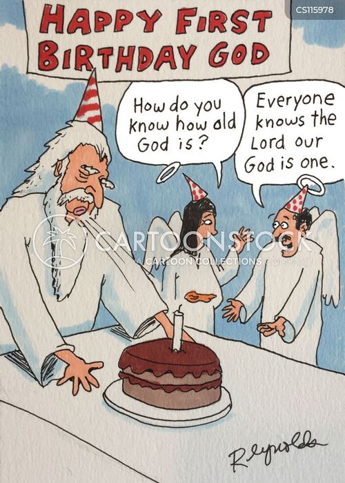 Supreme God Cartoons and Comics - funny pictures from CartoonStock