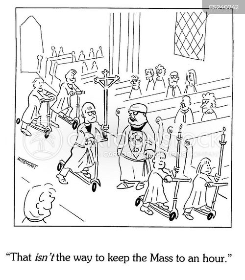 Catholic Mass Cartoons and Comics - funny pictures from CartoonStock