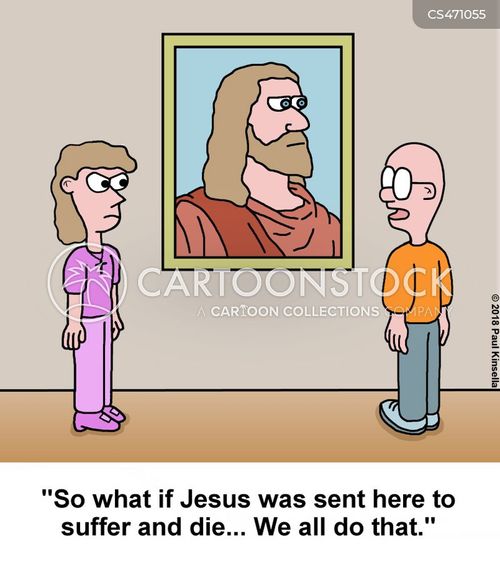Crucify Cartoons and Comics - funny pictures from CartoonStock