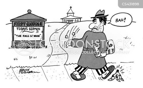 Church Greeter Cartoons and Comics - funny pictures from CartoonStock