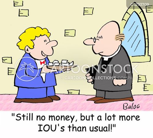 Church Finances Cartoons and Comics - funny pictures from CartoonStock