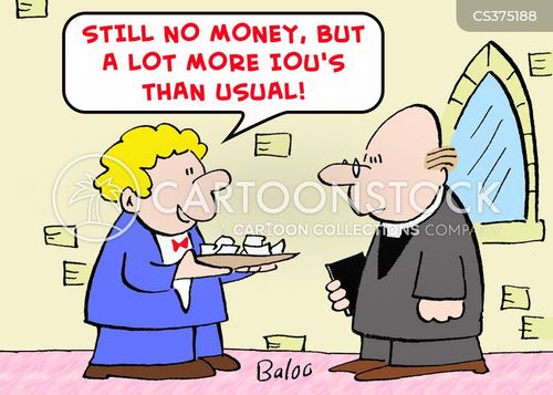 Church Finances Cartoons and Comics - funny pictures from CartoonStock