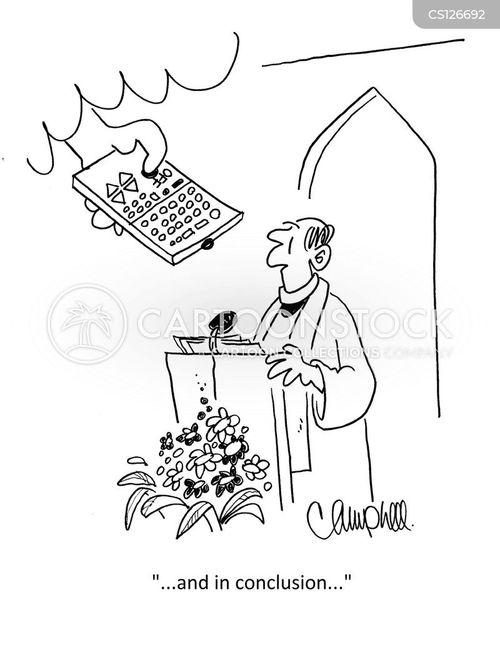 Conclusion Cartoons and Comics - funny pictures from CartoonStock