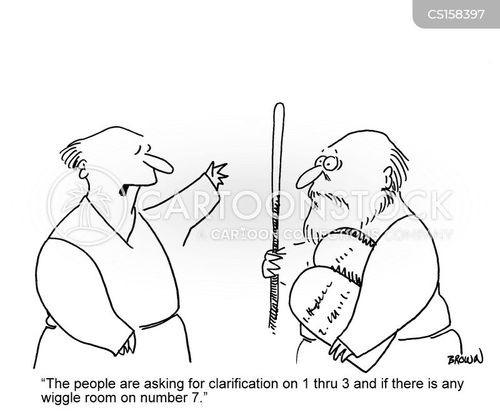 Clarification Cartoons and Comics - funny pictures from CartoonStock