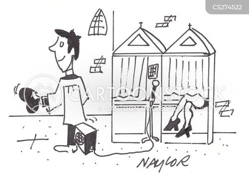 Confession Booth Cartoons and Comics - funny pictures from CartoonStock