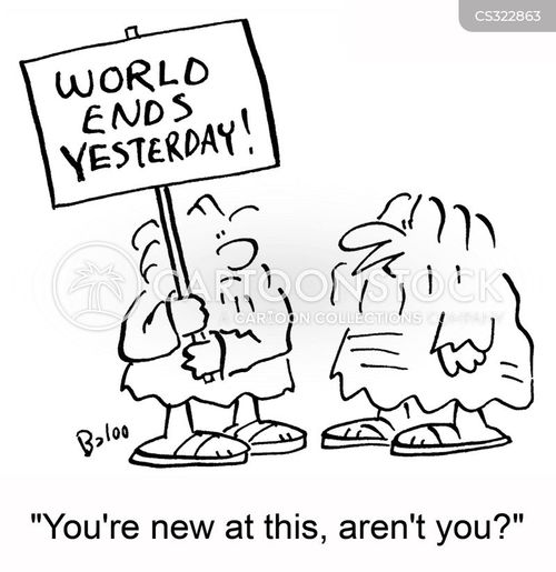 End Of Hte World Cartoons and Comics - funny pictures from CartoonStock